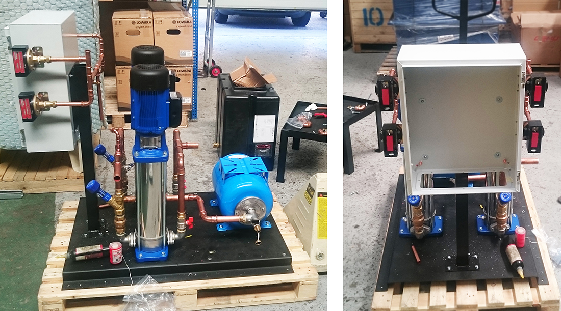 Installation of a Custom High Pressurisation Unit - Pumps UK Service